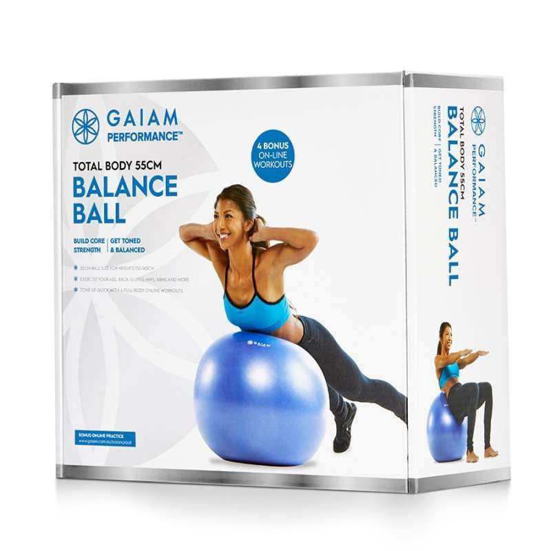 Shop Gaiam Performance BalanceBall Kit 55cm @ Bailetti Sports